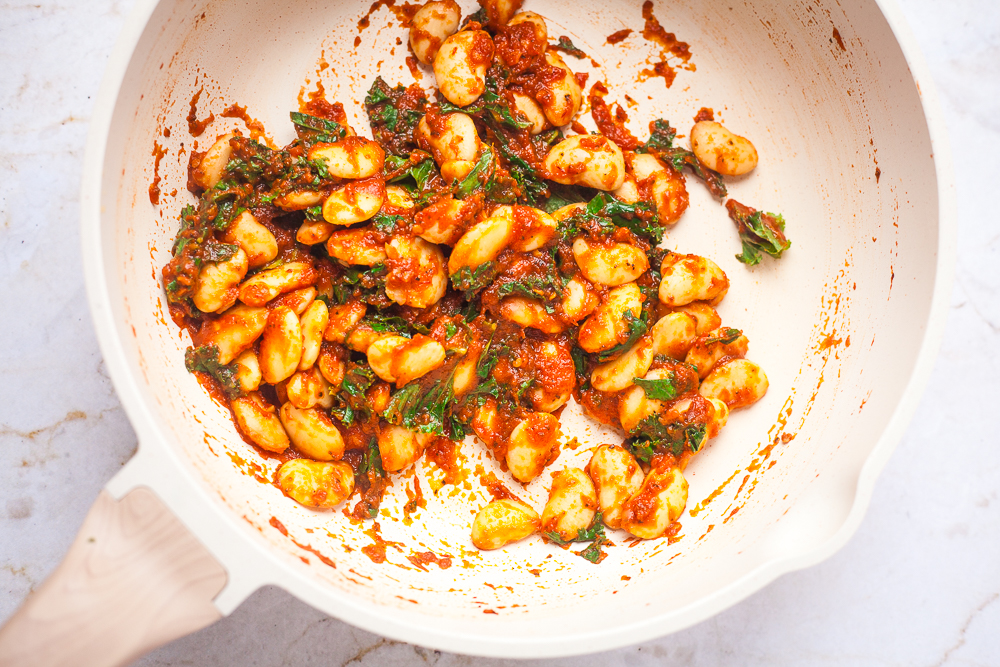 Easy Vegetarian Tinga Tacos with Butter Beans - Happy Veggie Kitchen