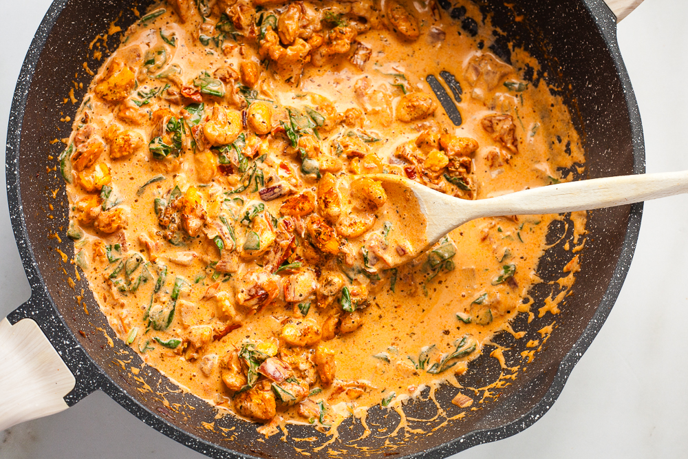 Creamy "Marry Me" Butter Bean Pasta - Happy Veggie Kitchen