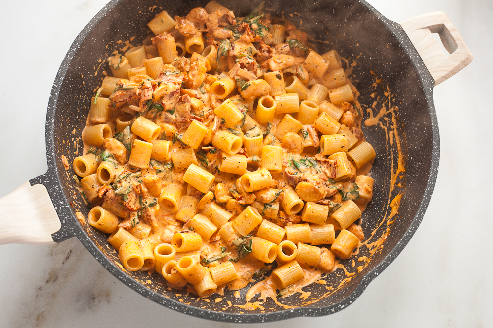 Creamy "Marry Me" Butter Bean Pasta - Happy Veggie Kitchen