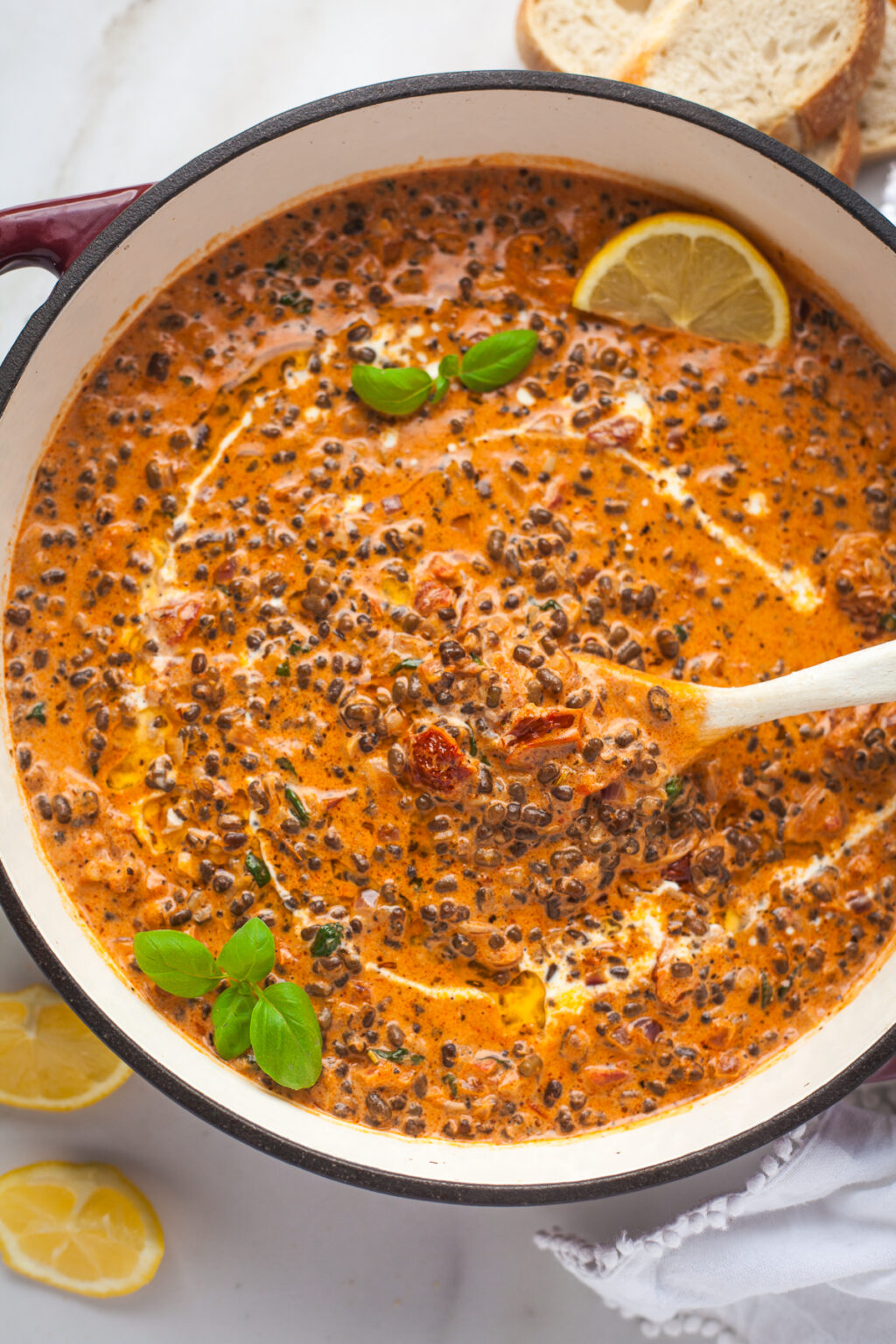 Creamy "Marry Me" Lentils - Happy Veggie Kitchen