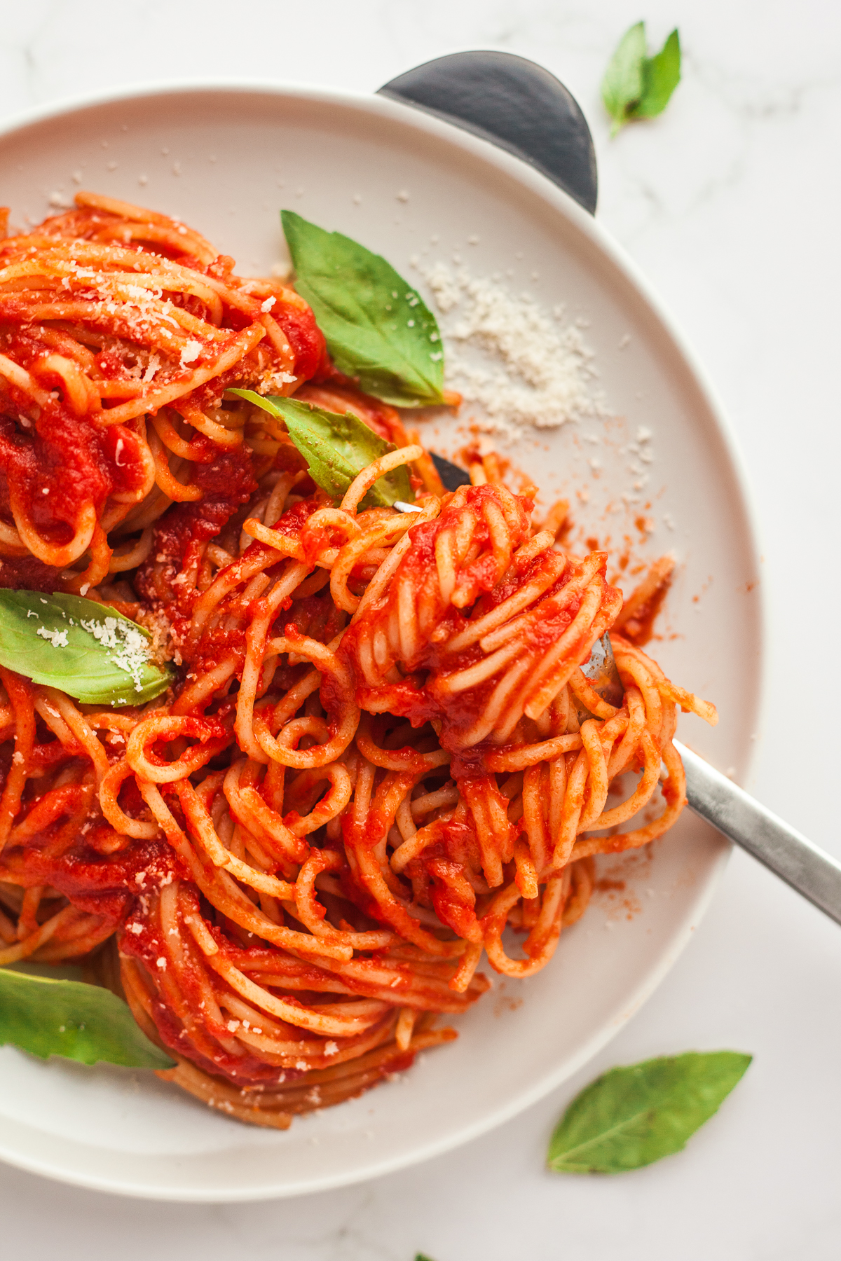 Easy Spaghetti for Kids - Happy Veggie Kitchen