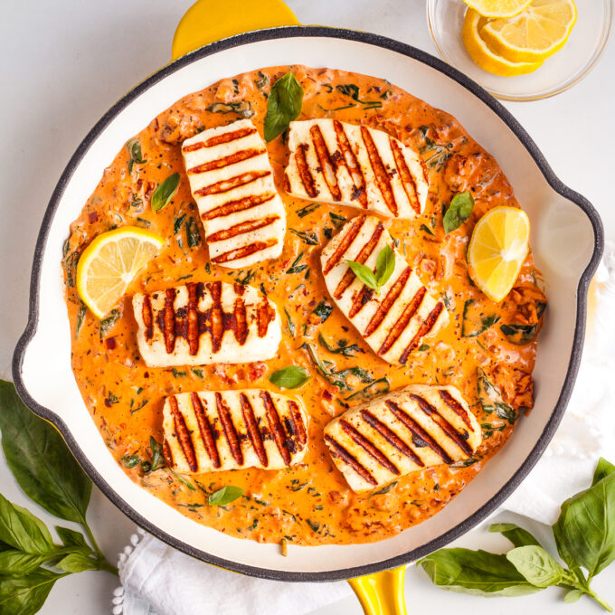 Marry Me Halloumi - Happy Veggie Kitchen