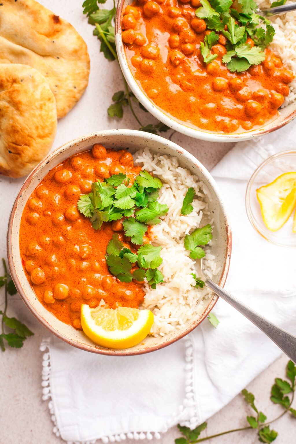 Slow Cooker Butter Chickpea Curry - Happy Veggie Kitchen