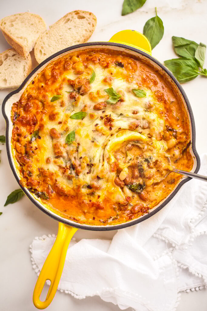 Creamy "Marry Me" Bean Bake - Happy Veggie Kitchen