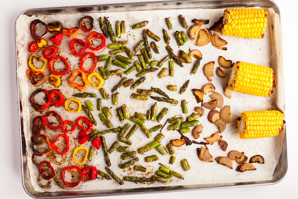 Summer Veggie Bow Tie Pasta Salad - Happy Veggie Kitchen